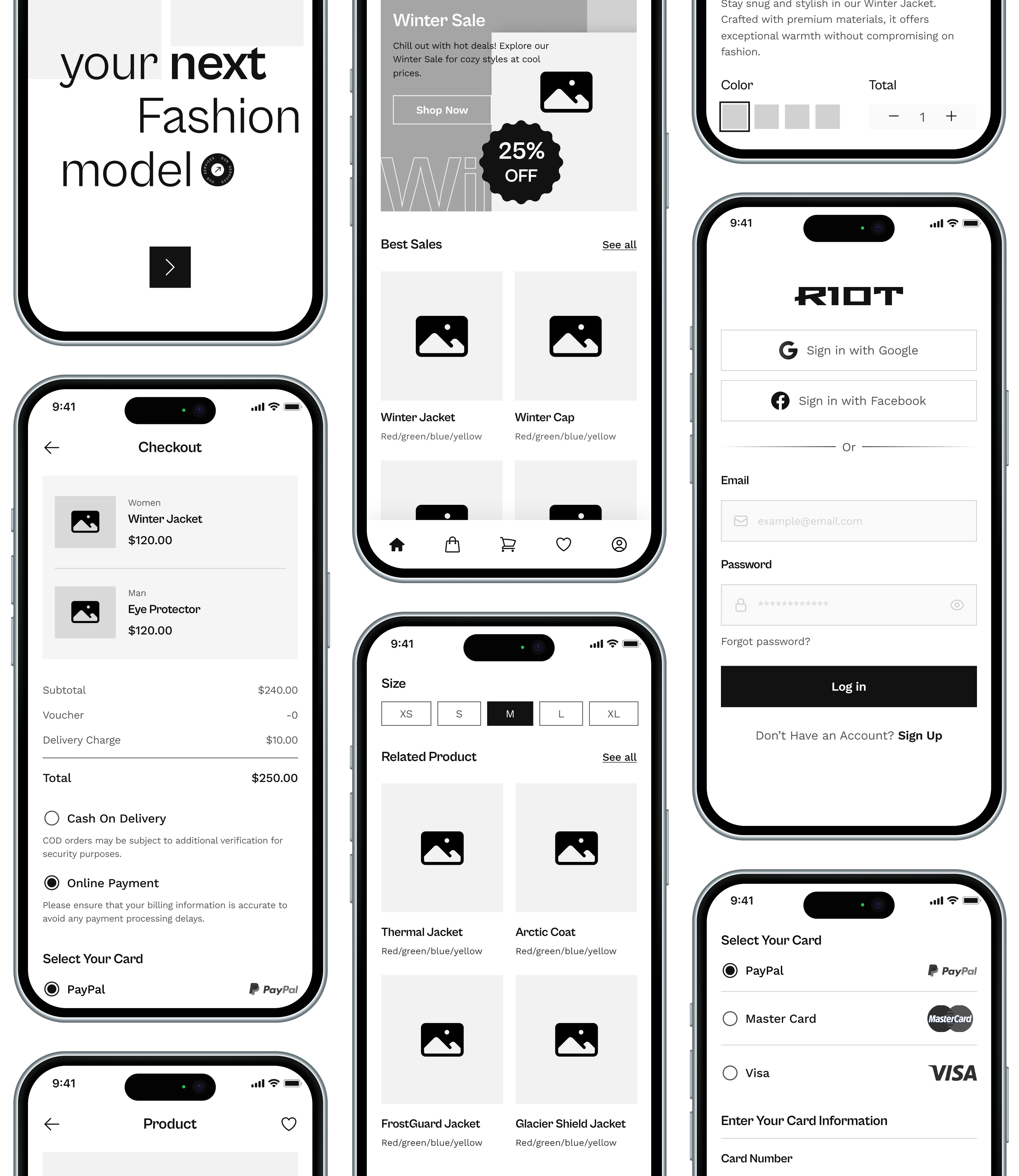 E Commerce Mobile App Ui Design I Clothing Fashion By Munmun Akter I Ui